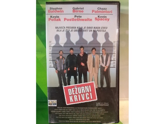 Dežurni Krivci - Stephen Baldwin / VHS /