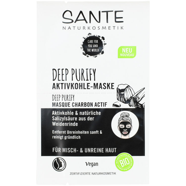 Sante Deep purify maska za lice 2x4ml