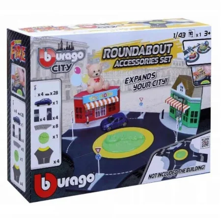 Burago city roundabout playset ( BU31520 )