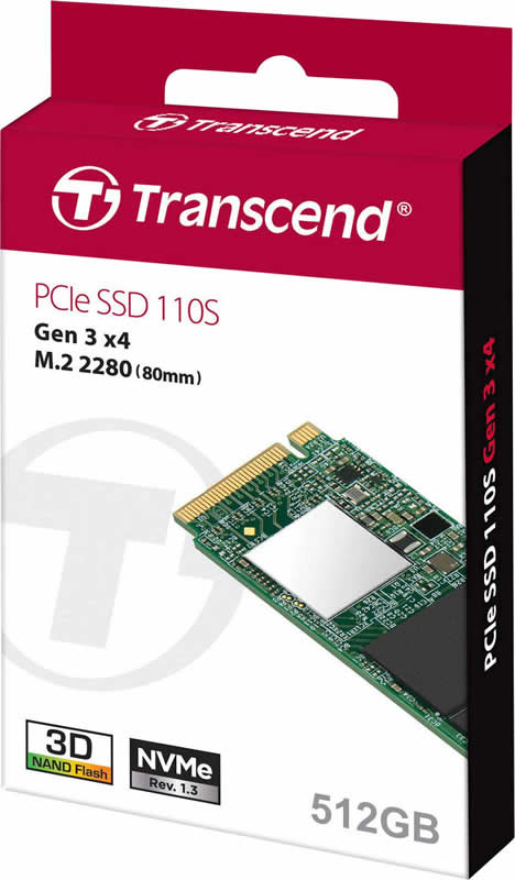 Transcend M.2 TS512GMTE110S/512GB