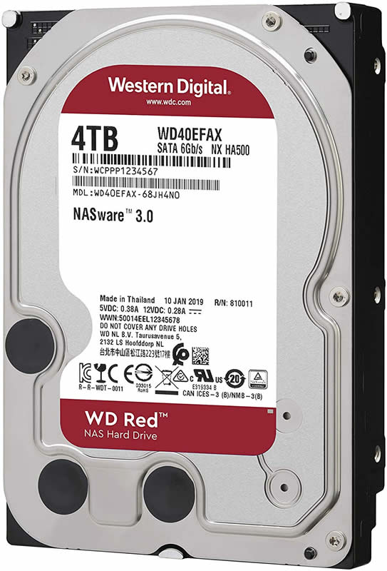 WD Red NAS 4TB/WD40EFAX