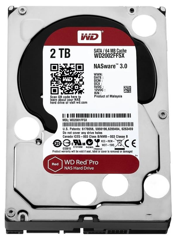 WD Red Pro 2TB/WD2002FFSX