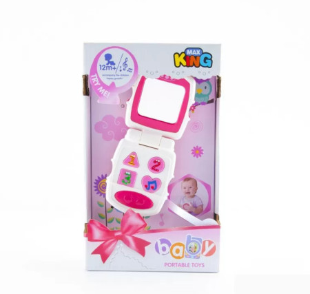 Gd igračka bebi telefon, roze ( A061737 )