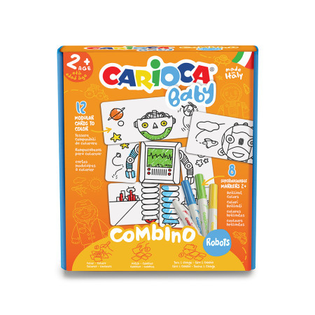 Carioca flomaster set combino robots baby 1/8 42896 ( 9932 )