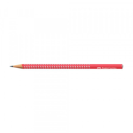 Faber Castell grafitna olovka grip HB sparkle candy cane red 118240 ( 4694 )