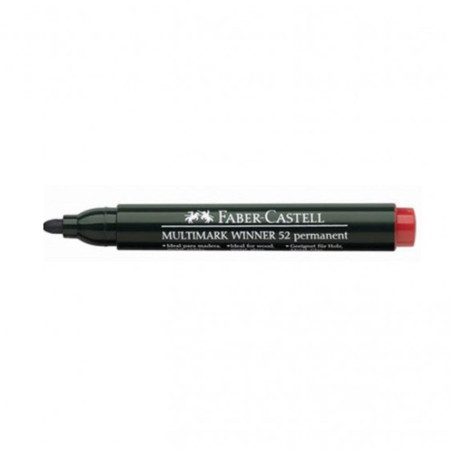 Faber Castell permanent marker crveni obli 52 13863 (157821) ( 3508 )