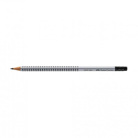 Faber Castell grafitna olovka grip HB sa gumicom siva 117200 (12605) ( 3666 )
