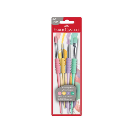 Faber Castell četkica soft grip set 1/4 pastel 481620 ( C011 )