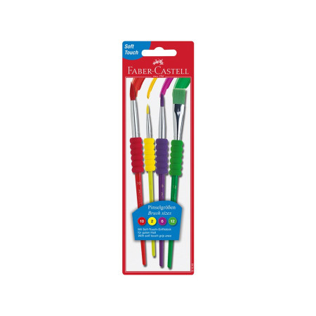 Faber Castell četkica soft grip set 1/4 481600 ( 9784 )