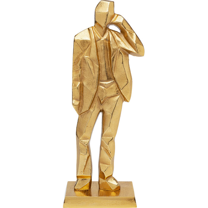 Deco Figurine Standing Man Gold 62cm