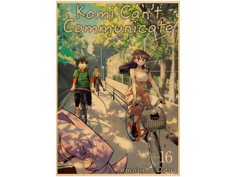 Anime poster, Komi Can't Communicate 42x30