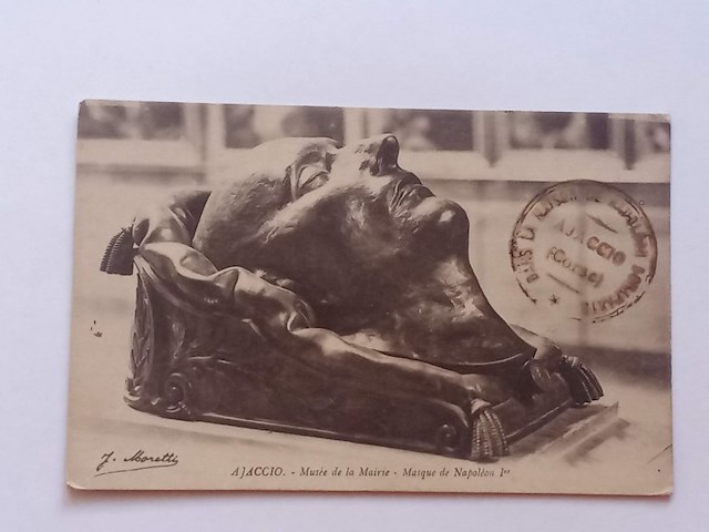 Muzej Ajačio - Napoleonova Maska - Francuska - 1918