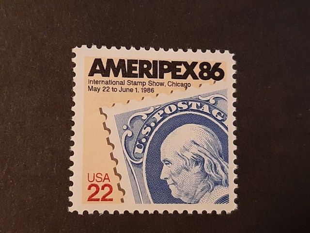 Marke 1731 Usa AMERIPEX 86 nominala