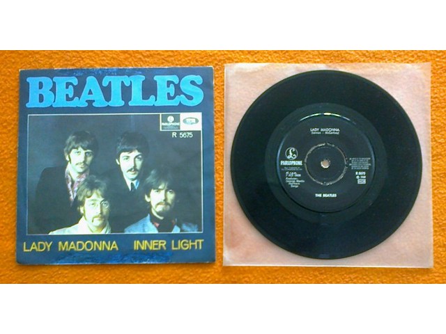 THE BEATLES - Lady Madonna (singl) Made in Sweden