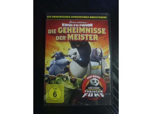 Kung Fu Panda: dva filma na jednom dvd-iju RETKO!!!