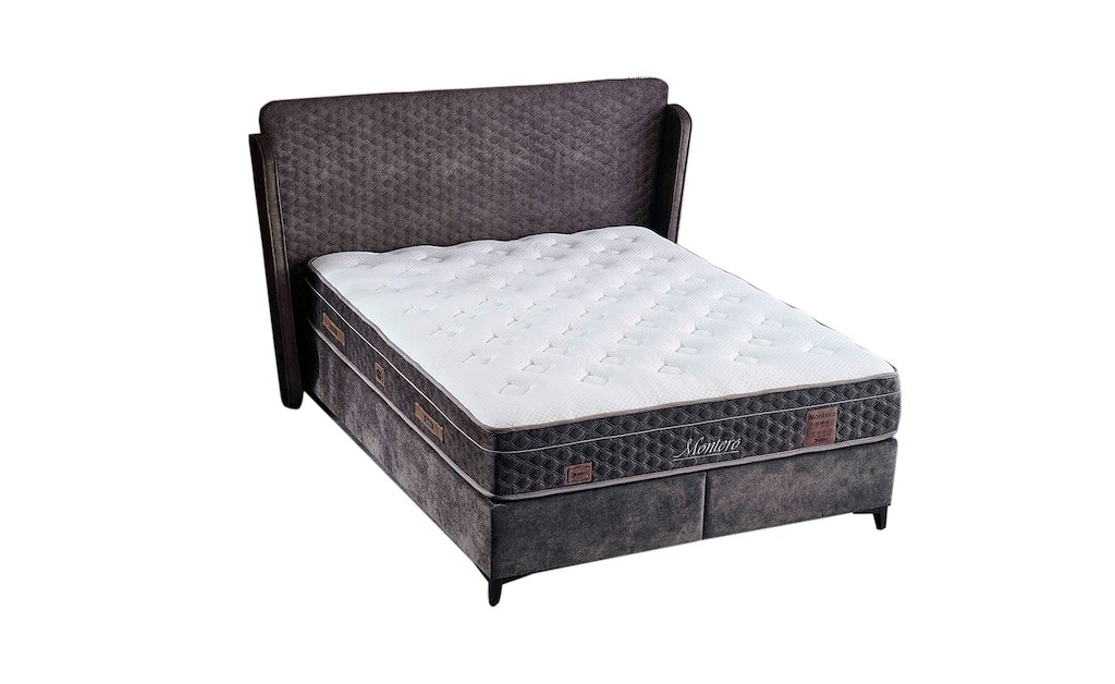 Montero boxspring krevet sa prostorom za odlaganje 216x206x126/66cm