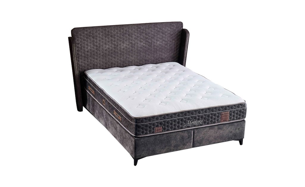 Montero boxspring krevet sa prostorom za odlaganje 136x206x126/66cm