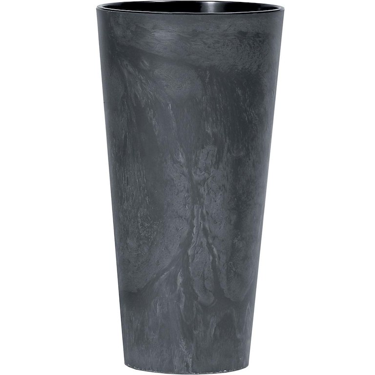 Saksija Tubus Slim 15x28,6 cm tamno siva