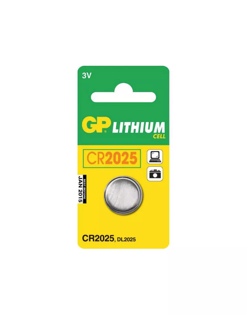 GP dugmasta baterija CR2025