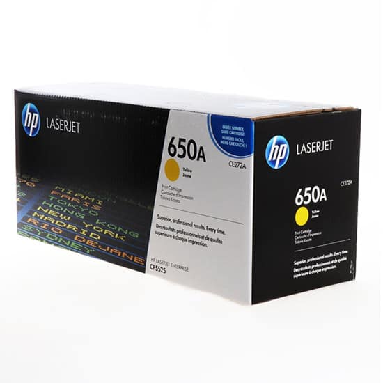 HP Toner 650A Yellow (CE272A)