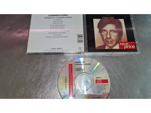 Leonard Cohen - Songs of Leonard Cohen , ORIGINAL