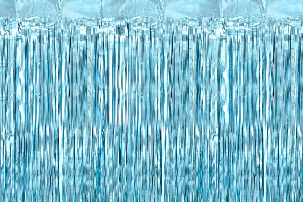 Svetlo plava zavesa – 90x250cm