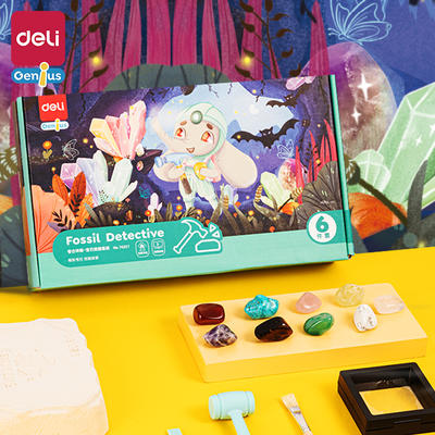 Kreativni set Fossil Detective 74357, Deli