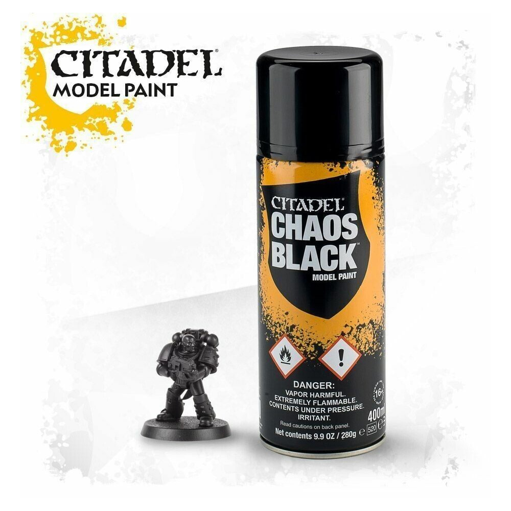 Spray Paint Chaos Black