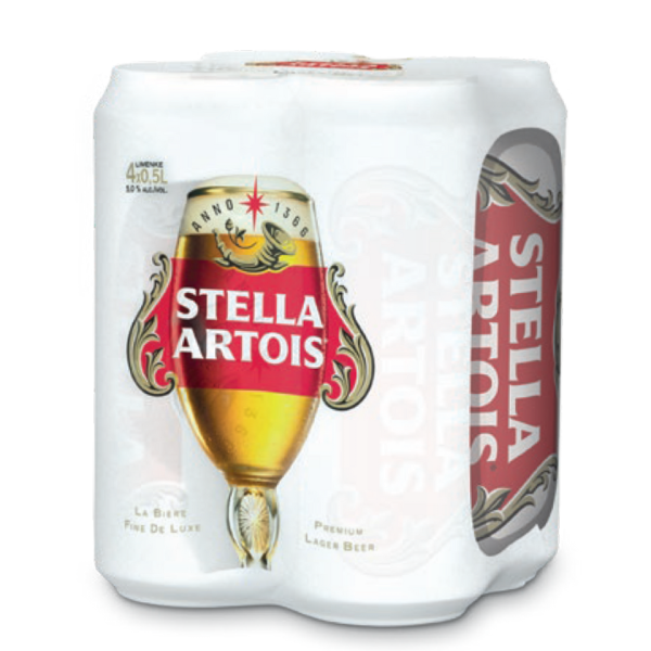 STELLA ARTOIS PIVO 0,5L (PAKET 4/1)