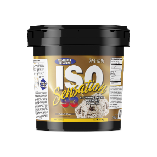 ISO Sensation 93, 2.27 kg (whey izolat 93%) ukus kuki krem