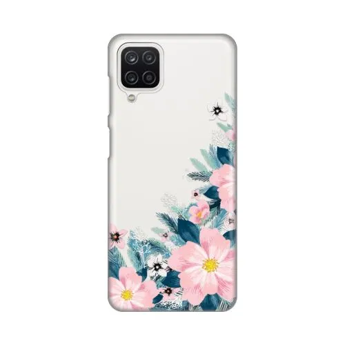 Silikonska futrola - maska print Skin za Samsung A125F Galaxy A12 Bright Flowers