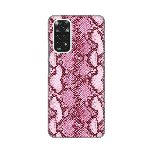 Silikonska futrola - maska print za Xiaomi Redmi Note 11/Redmi Note 11s Pink Snake