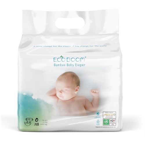 ECO BOOM jednokratne pelene za bebe/veličina NEWBORN (0) (do 4.5kg) 34kom