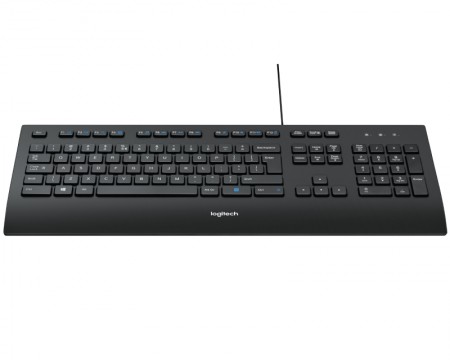 Logitech K280e Keyboard for Business US, Black, USB New