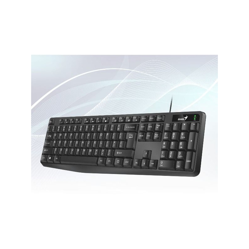 Tastatura Genius KB-117, BLK, SER, USB