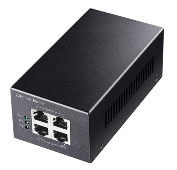 Cudy POE220 2x 30W Gigabit PoE+/PoE Injector, 802.3at/802.3af Standard, Data Power 100 Meters, Metal