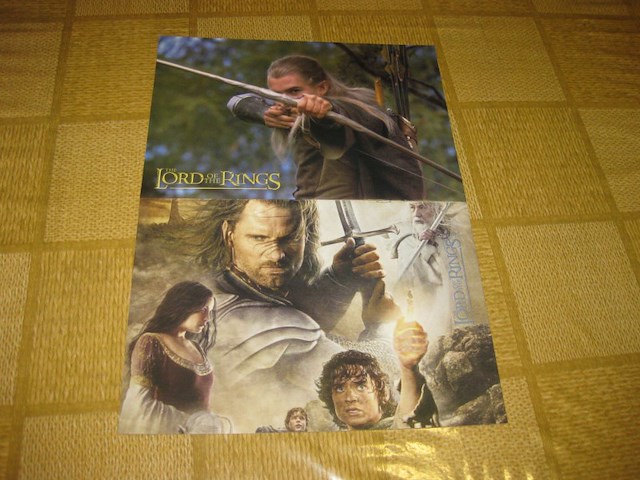 Poster (dvostrani) The Lord of the Rings, Lekić, Jonas