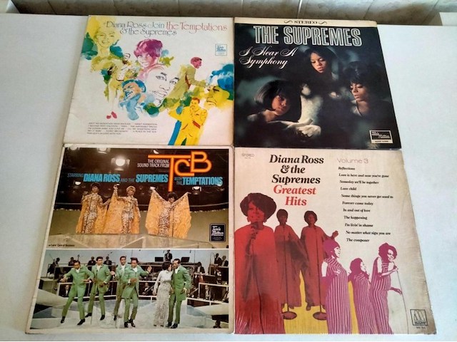 SUPREMES 4 X ORIGINAL LP