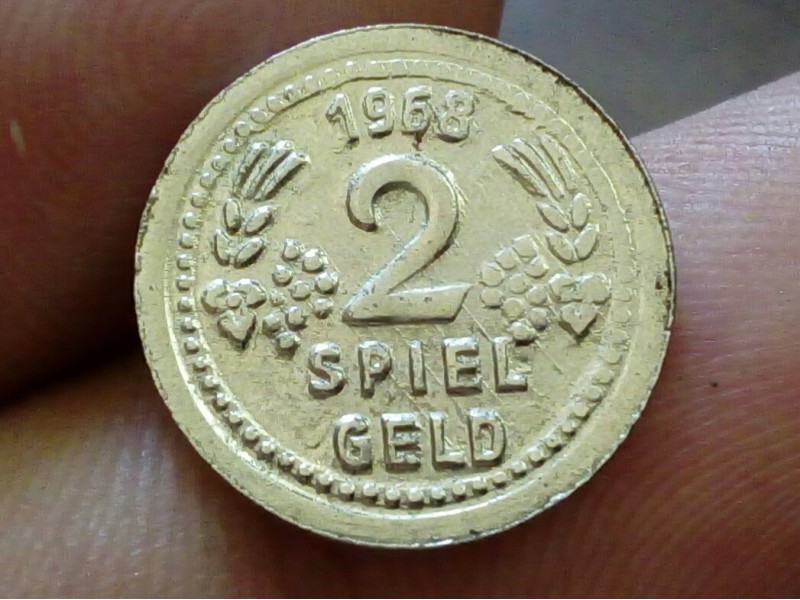 Zteon, 2 spielgeld 1968