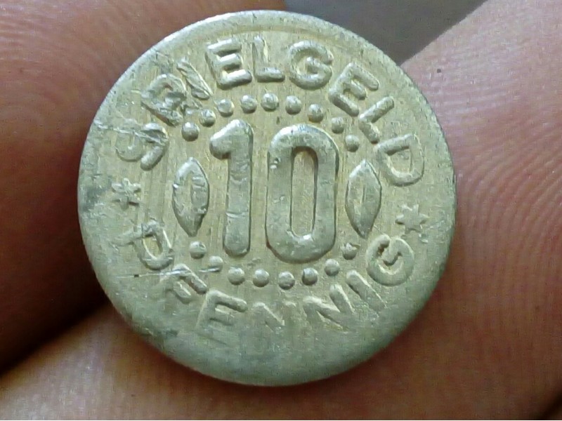 Zeton, 10 pfennig