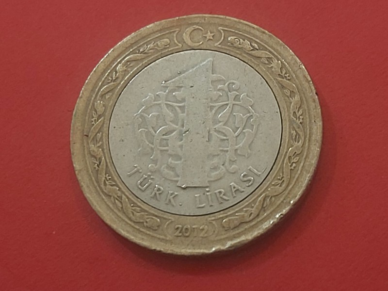 Turska - 1 lira 2012 god