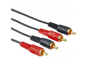 HAMA Audio Kabl 2xRCA M / 2xRCA M 10 m Crni 43218