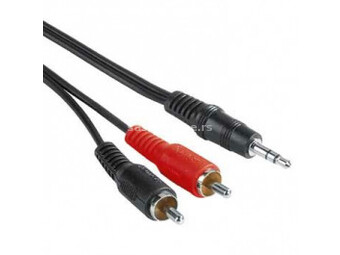 HAMA Audio Kabl 3,5mm / 2 x RCA 5m 30456 *I