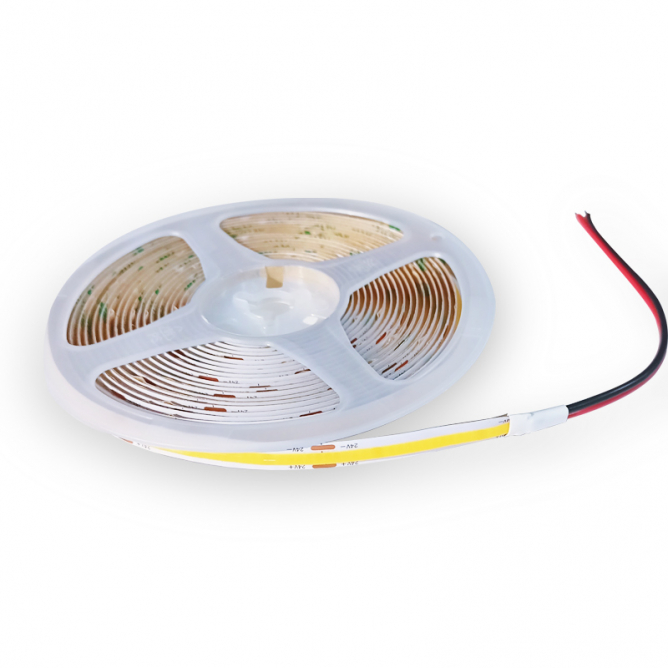 LED TRAKA 24V 12W/M 4000K IP44 (COB-480, 5M, 8MM)