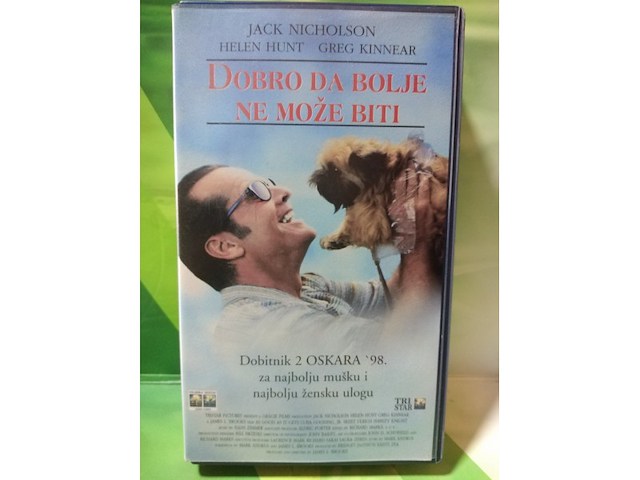 Dobro da bolje ne Može Biti - Jack Nicholson / VHS /