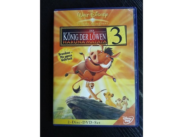 Kralj lavova 3 Hakuna Matata Disney specijalno izdanje