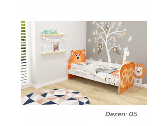 ACMA VII ANIMALS Krevet za decu 160x80 cm White VII + GRATIS DUSEK dezen 5