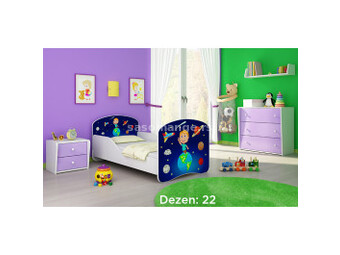 ACMA 1 krevet za decu 180x80 cm + GRATIS DUŠEK dezen 22