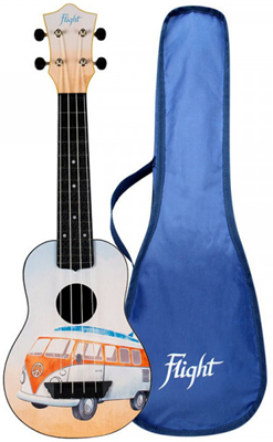 Flight TUS25 Bus travel ukulele s torbom