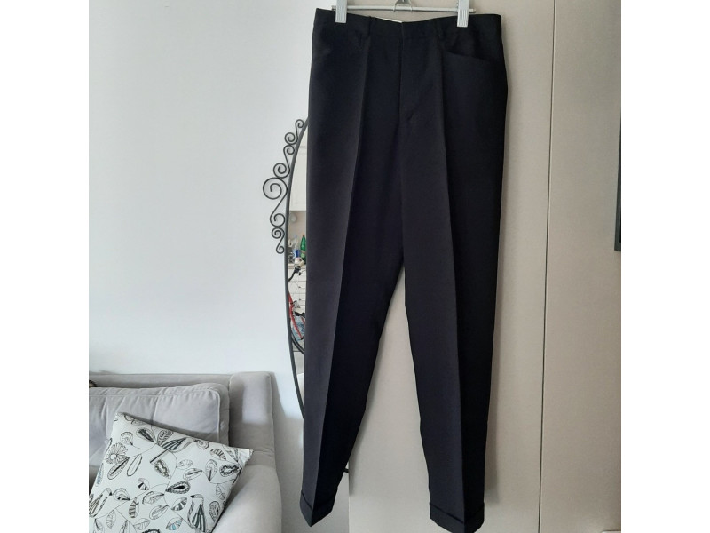 KLASICNE MUSKE PANTALONE AZZURO 46